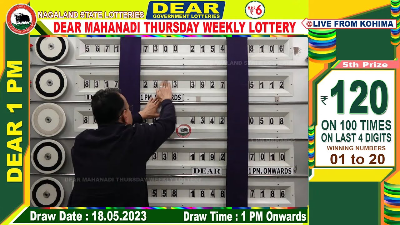LOTTERY LIVE DEAR MORNING 1PM LIVE DRAW TODAY 18/05/2023 - Will You Are ...