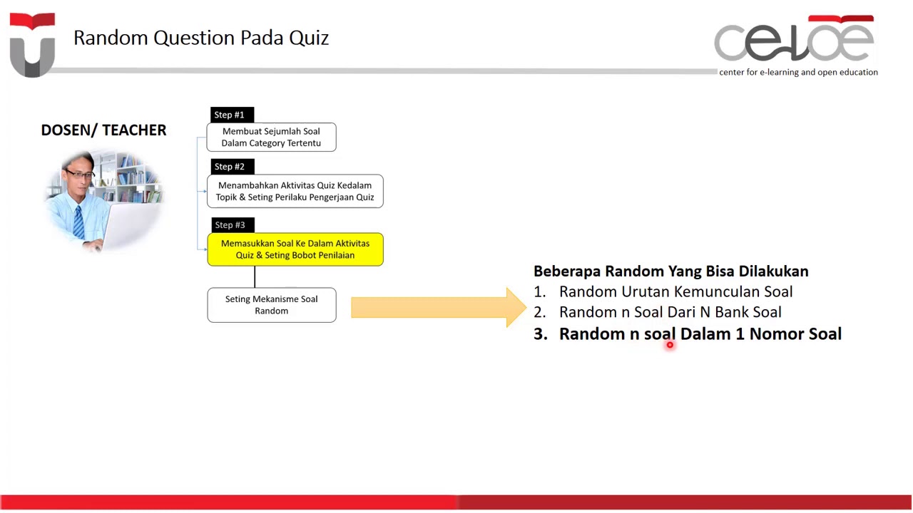 9. Tutorial Quiz - Random Question Pada Quiz - YouTube