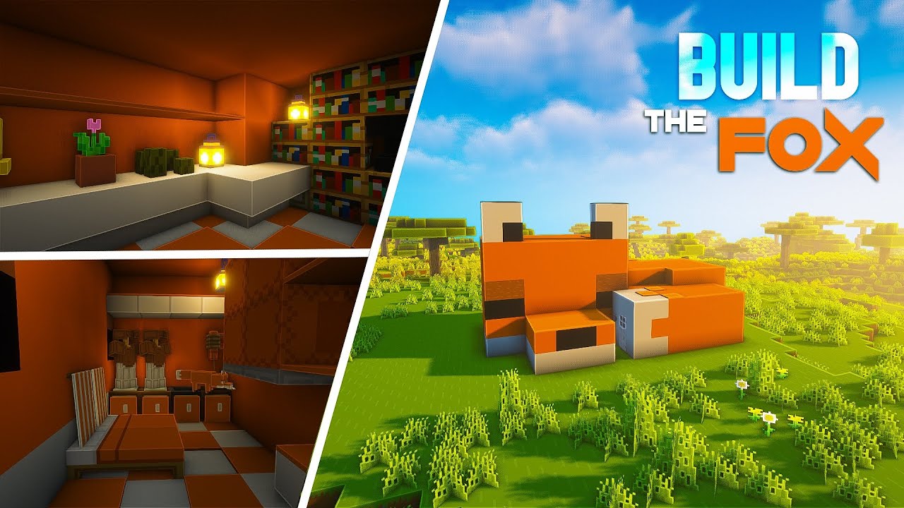 How to build a Fox theme house in Minecraft||(easy)@Fundy - YouTube