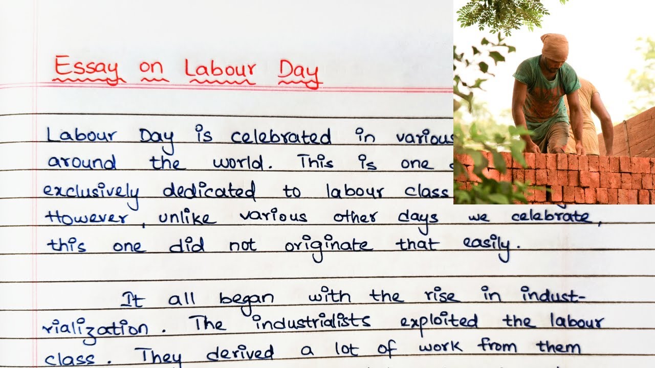Essay on Labour's Day in English | International Labors Day 2024 - YouTube