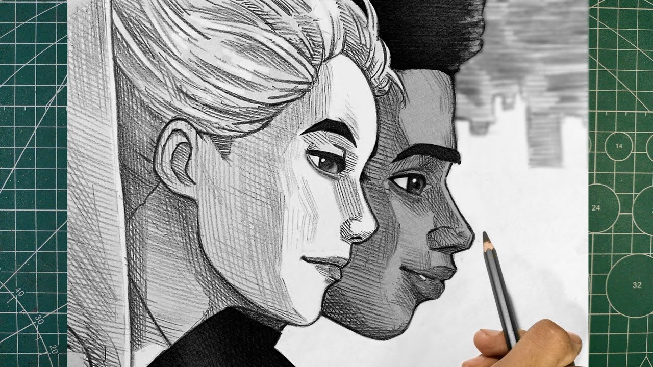 How to Draw Miles Morales and Gwen Stacy | Spiderman : Across The ...