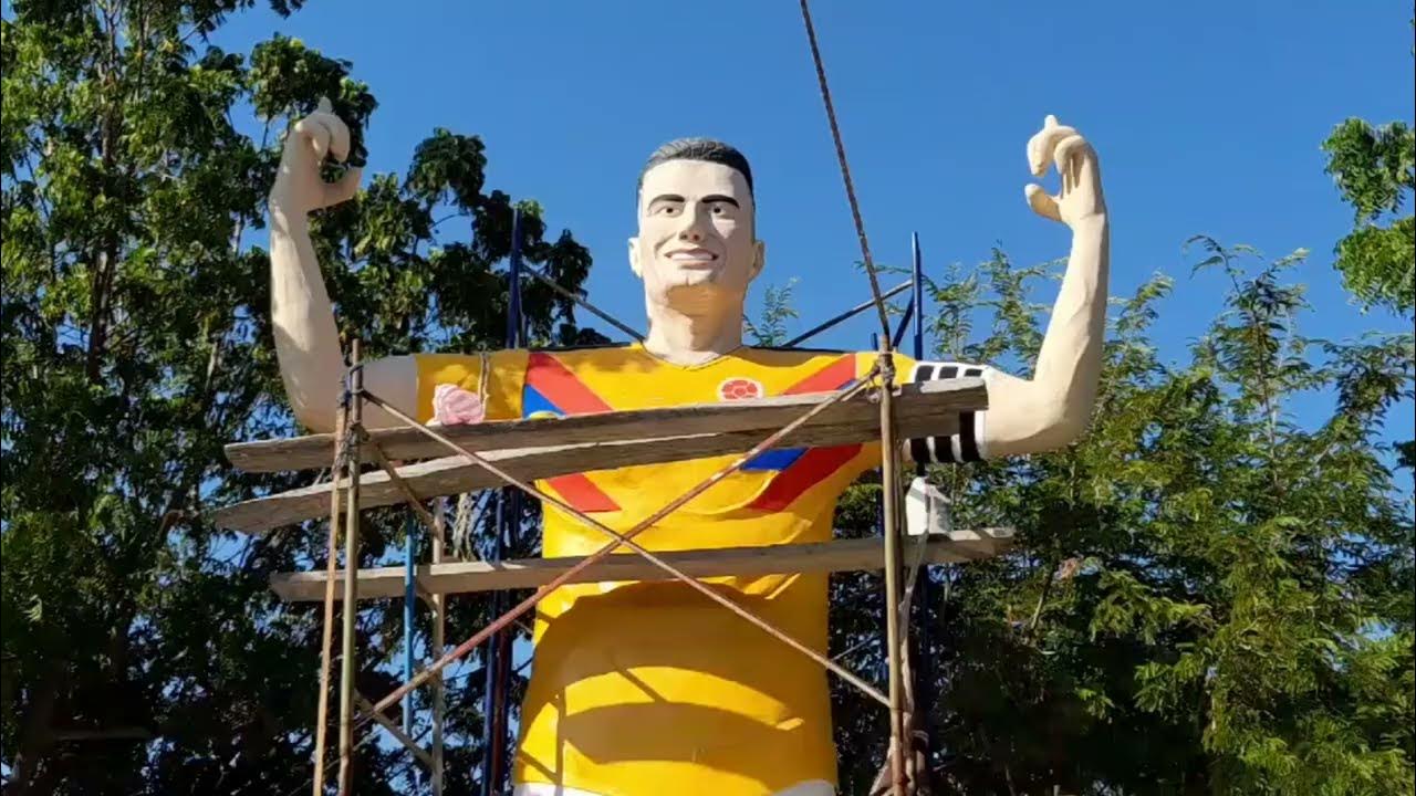 La estatua a Falcao en Santa Marta, una obra hecha de corazón y de ...