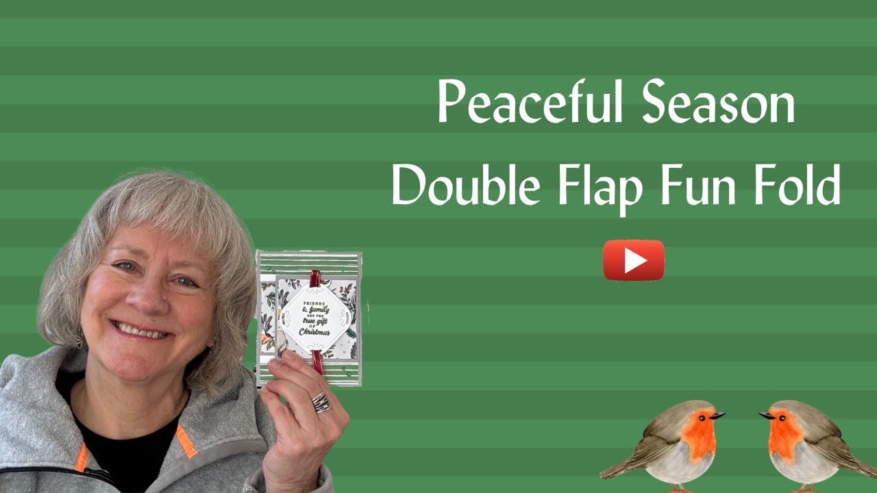 Peaceful Season Double Flap Fun Fold - YouTube