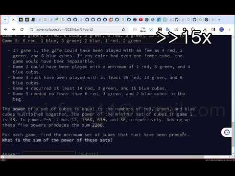 adventofcode day2 part2 python - YouTube