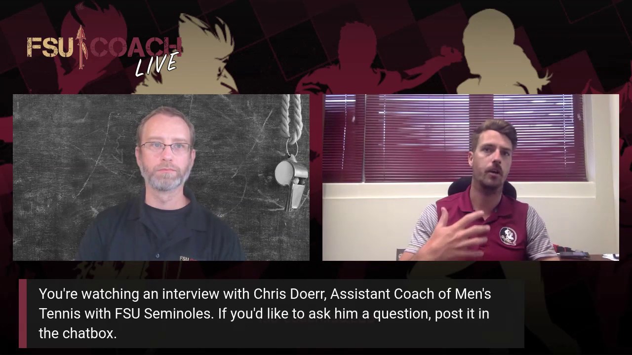 Interview with Chris Doerr, Assistant Coach Men's Tennis, Florida State ...