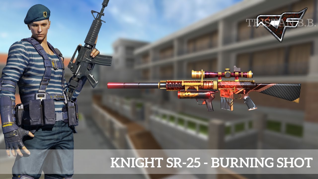 CrossFire - Knight SR-25 - Burning Shot - YouTube