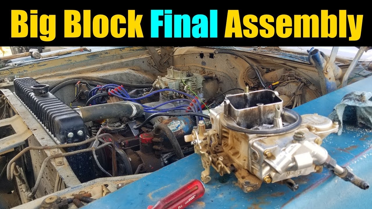 Finally Assembly Of The Mopar 361 Big Block | Restoring A 1973 Dodge ...