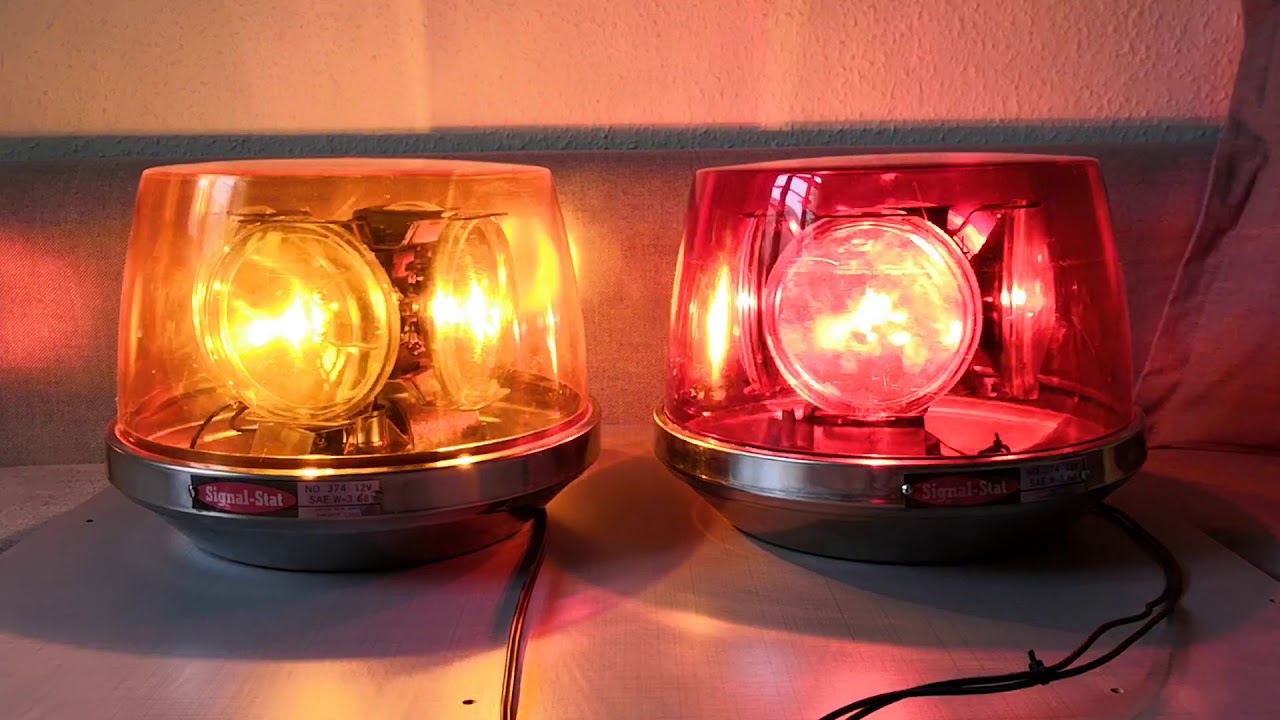 Signal Stat 374 amber + red - YouTube