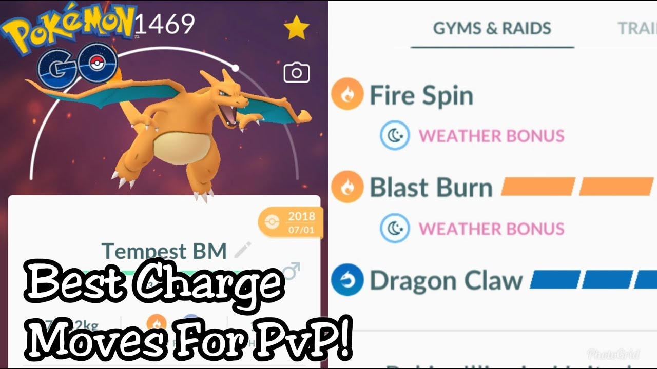 Best Charge Moves For PvP In Pokemon GO - YouTube