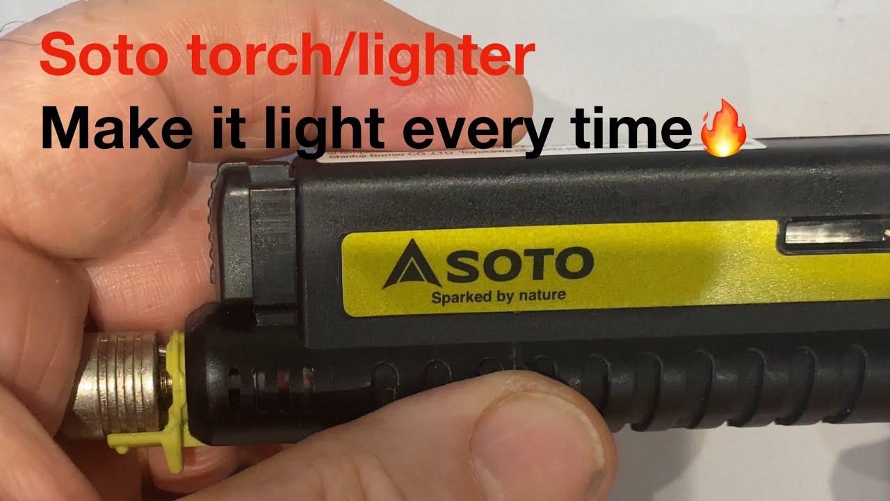 Soto torch lighter - make it light every time - YouTube