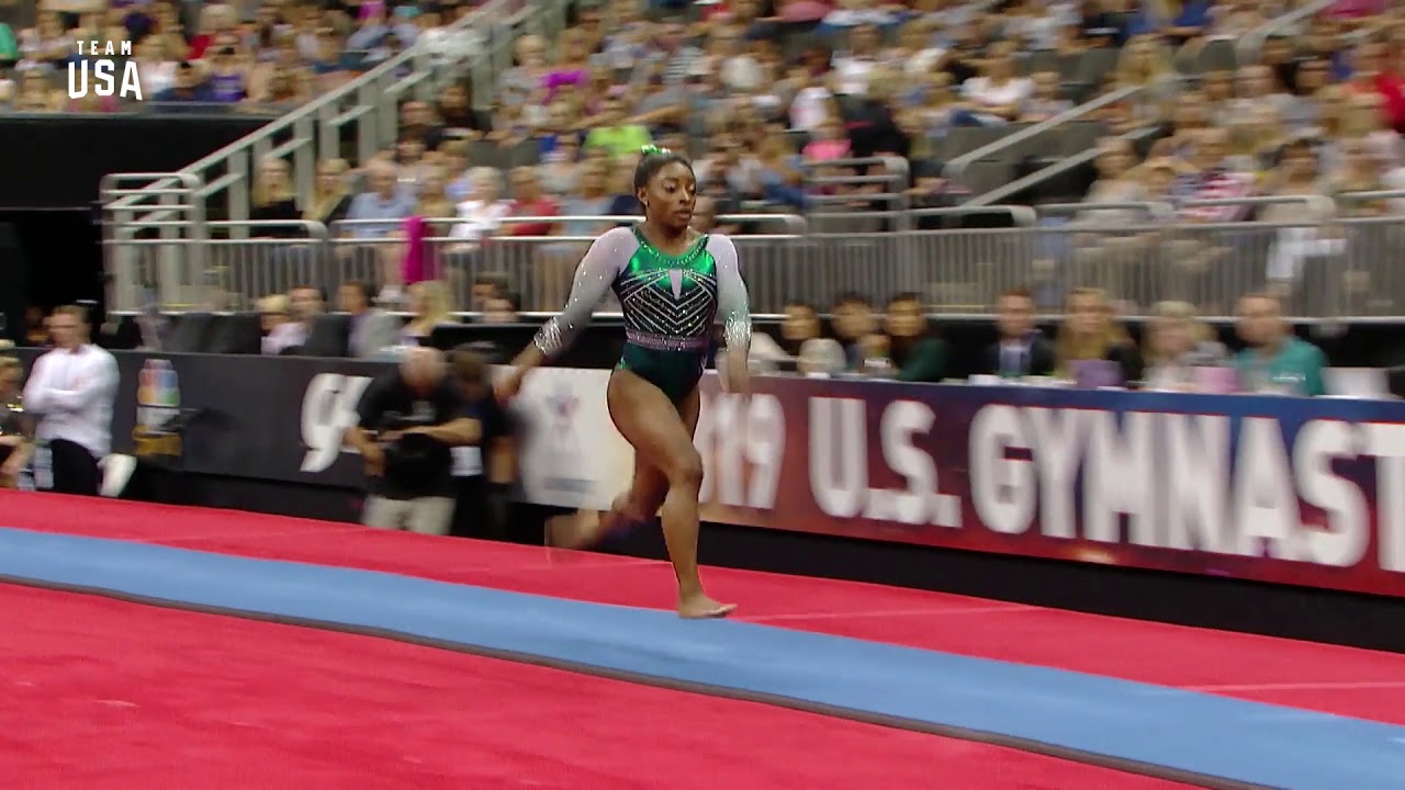 Simone Biles Vault #2 | Champions Series Presented By Xfinity - YouTube