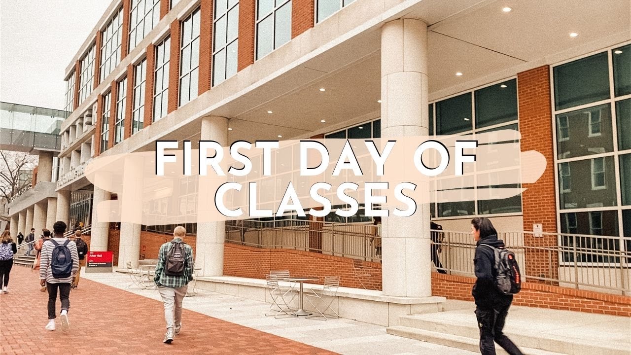 VLOG: first day of senior year, classes at Temple University - YouTube
