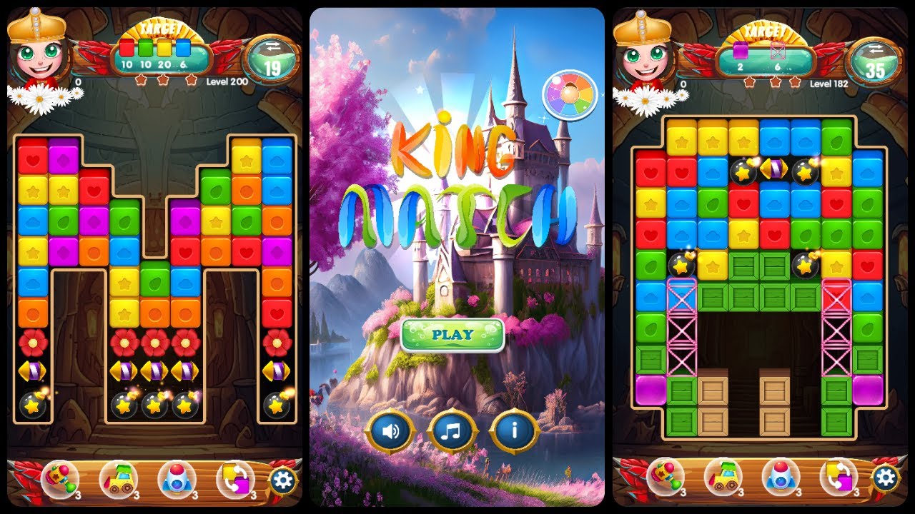 King Match Gameplay Android Mobile - YouTube