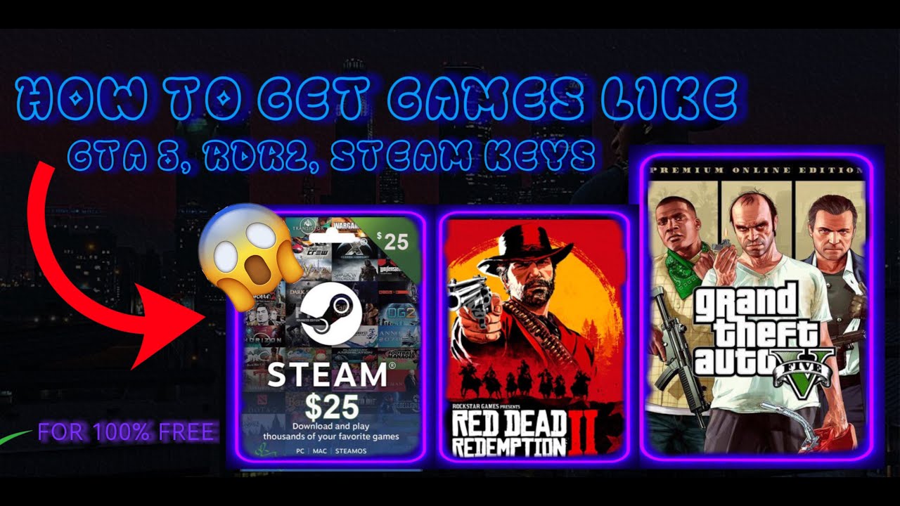 How To Get Paid Games For Free in PC & Laptop || GTA 5, RDR2 & FREE ...