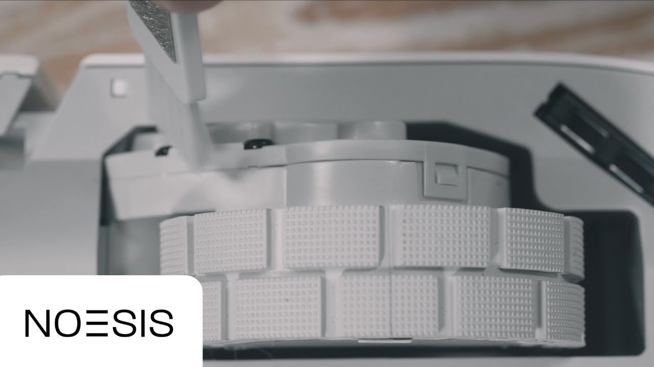 NOESIS Florio F10 Pro - Cleaning The Drive Wheels On The Robot - YouTube