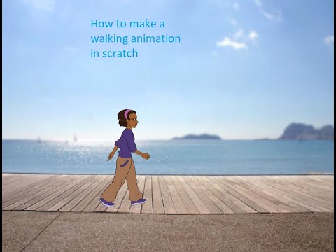 How to make a walking animation in scratch