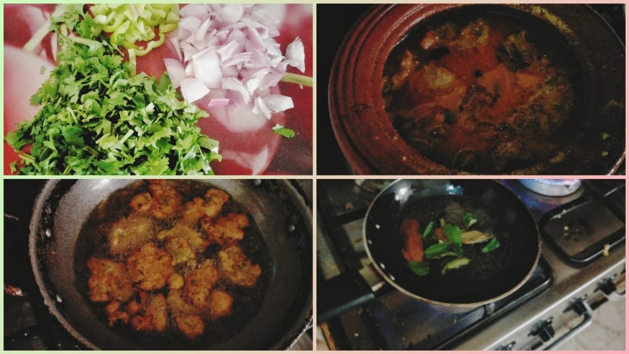 Gol roti vog Kitchen routine kariPakora recipe # dailylife - YouTube