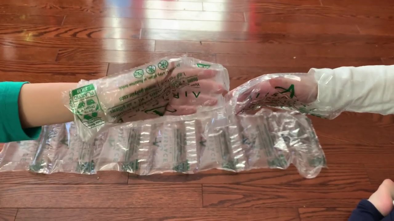 Plastic Bag Wrap Popping Fun - Kids Fun Activity - Part I - YouTube