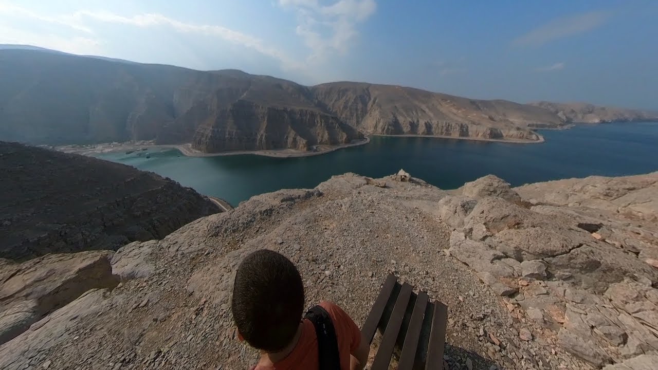 360° Video - Hiking into the mountains of Khasab, Oman 🇴🇲 - YouTube