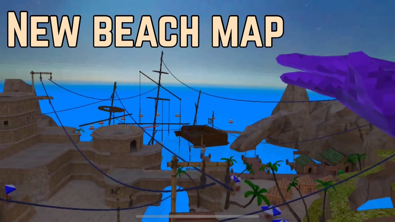 New beach map and swimming mechanic - YouTube