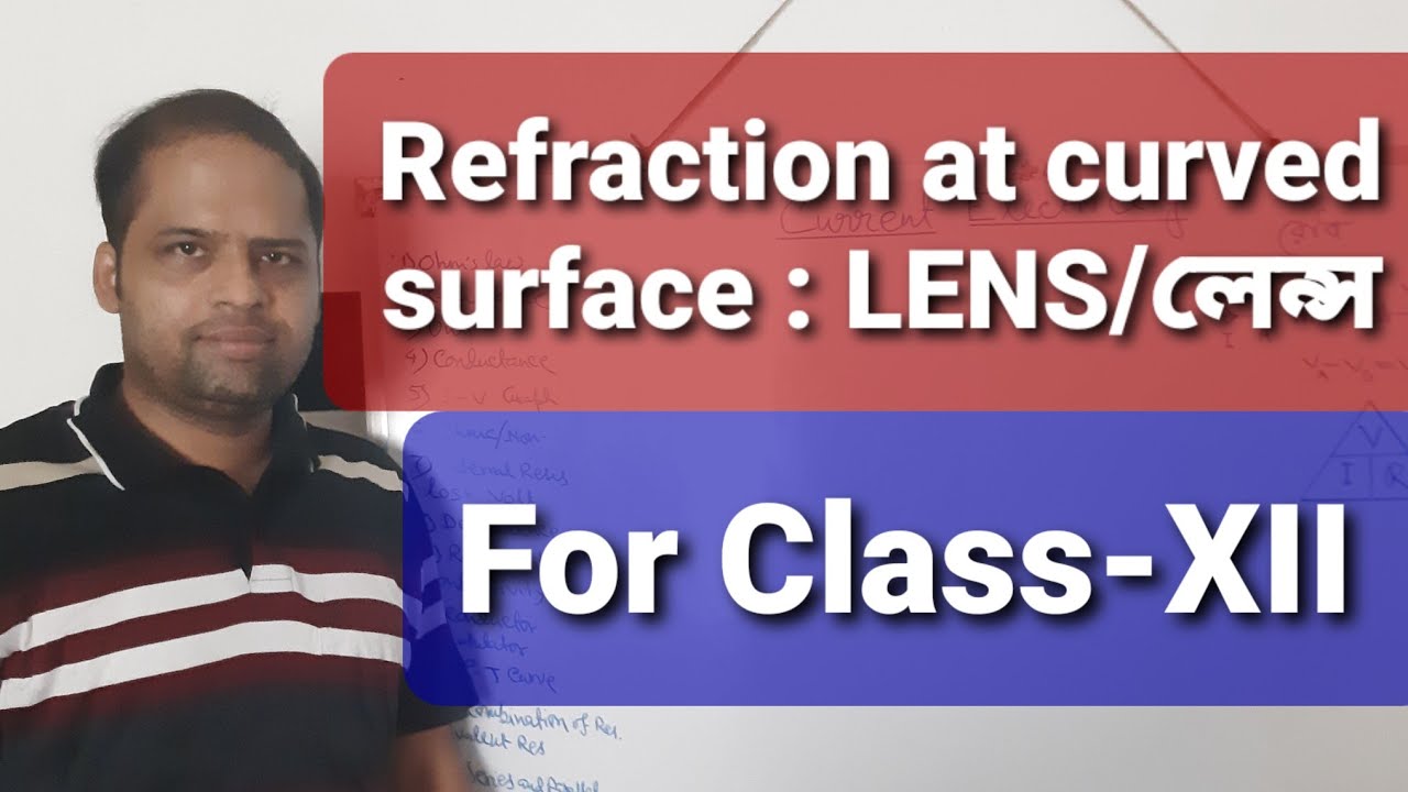 Refraction at curved surface : Lens(part-1) for class-XII - YouTube