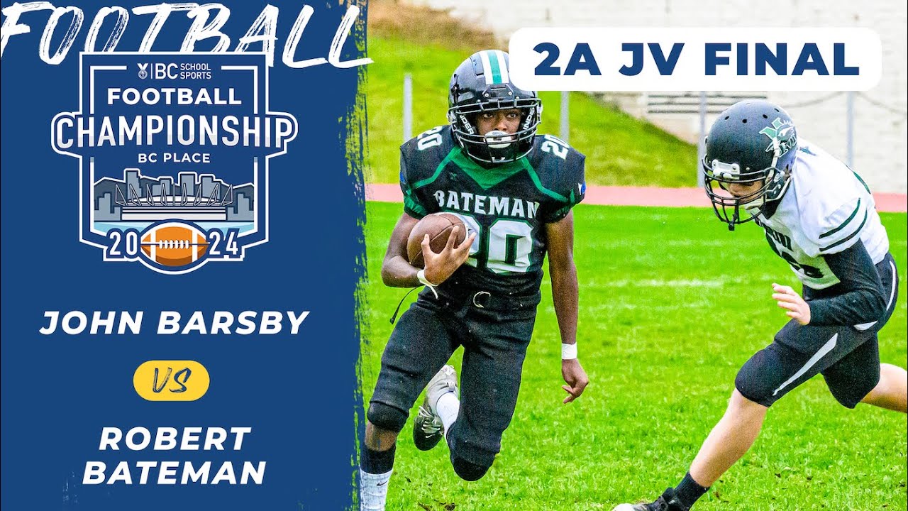 2024 BCSS Football Championship 🏈 JR AA FINAL: Robert Bateman vs John ...