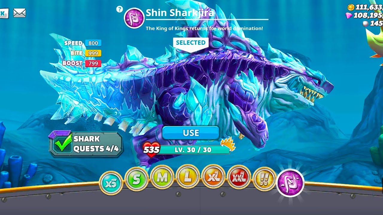 NEW GOD ZILLA Unlock Hungry Shark World Gameplay Walkthrough Part 27 ...
