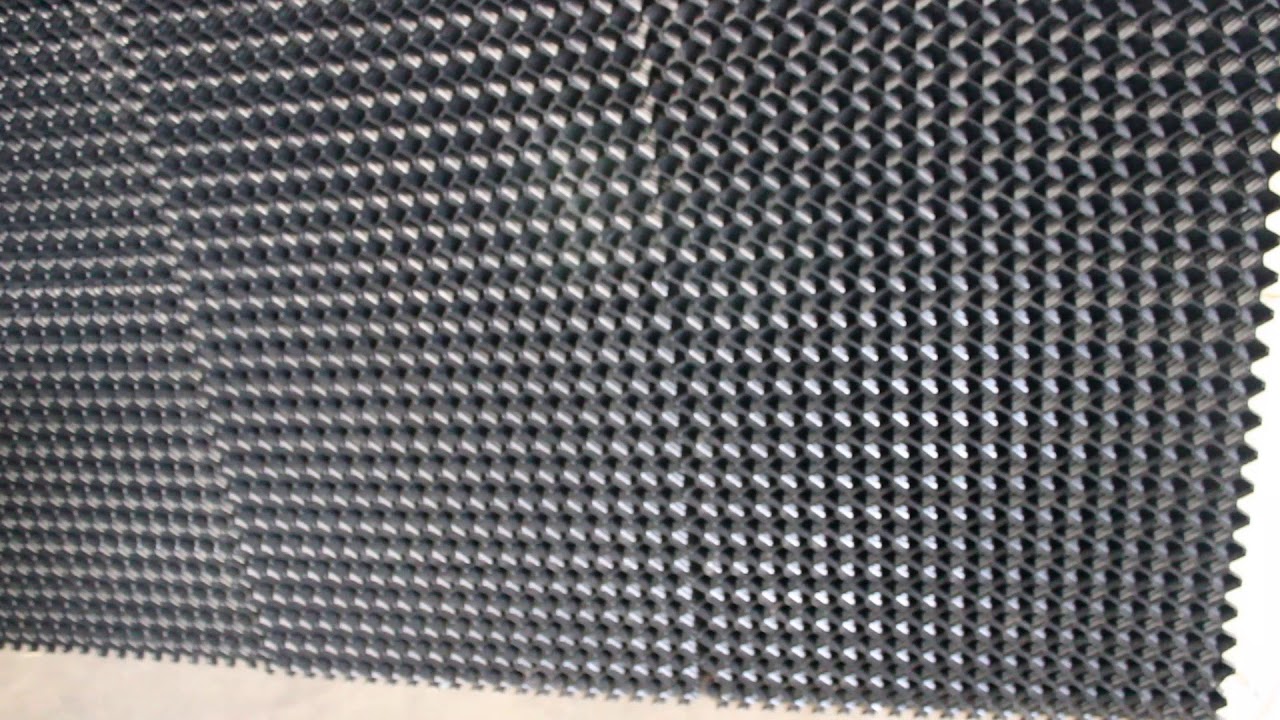 PVC Cooling Tower glued fill blocks - info@sintafrp.com - YouTube