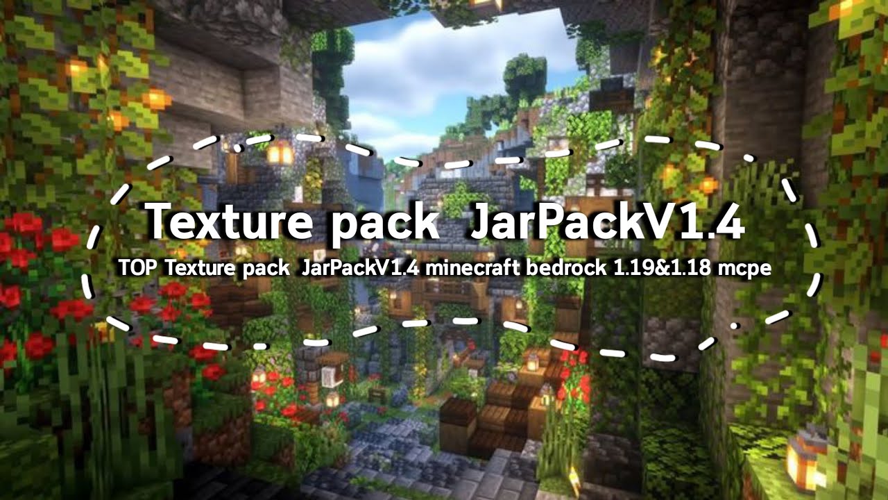 Top 1Texture pack JarPackV1.4 Texture pack Minecraft mcpe 1.19+ - YouTube