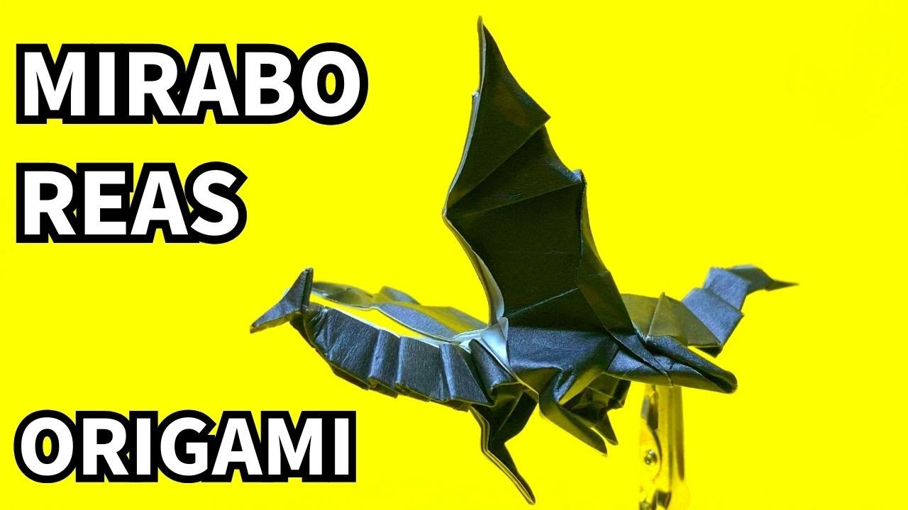 How to make an easy origami Miraboreas 6(Monster Hunter）（dragon49 ...