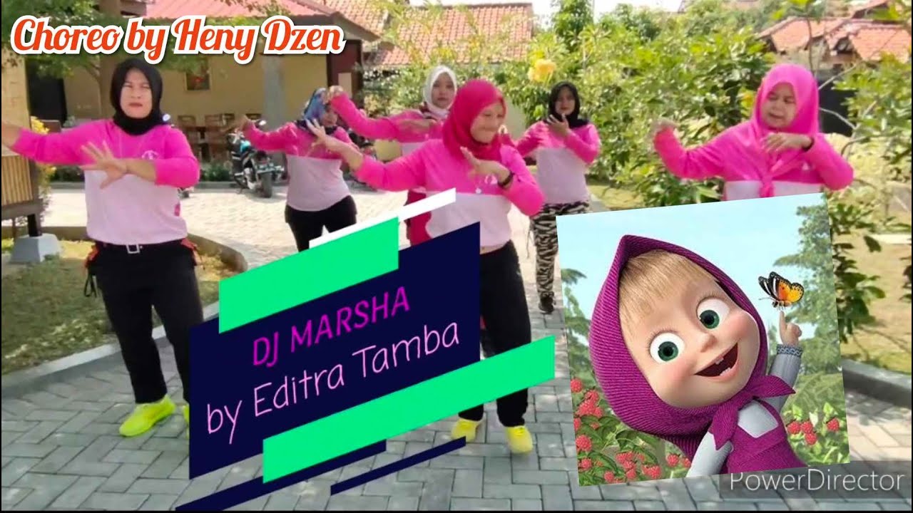 DJ MARSHA by EDITRA TAMBA | TIKTOK REMIX | CHOREO BY HENY DZEN - YouTube