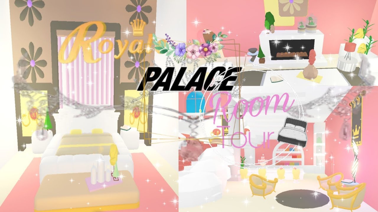 royal palace house tour in adopt me... - YouTube