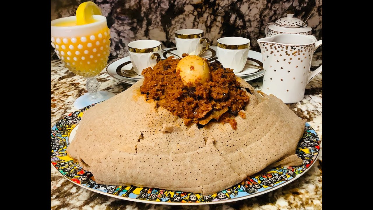 ፈጣን የሽፍንፍን ፍርፍር አስራር(Ethiopian food dirkosh firfir) - YouTube