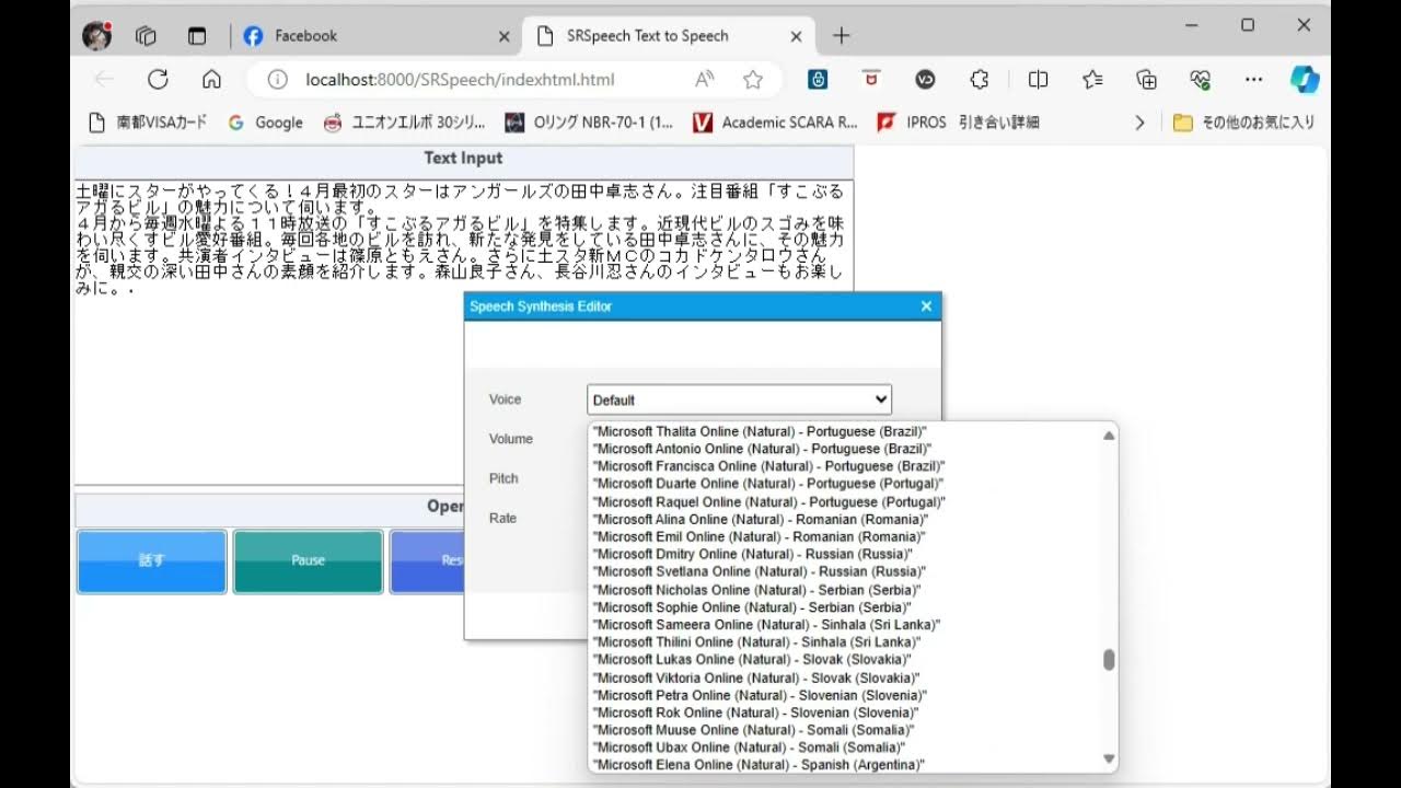 SRSpeech Text to Speech Application - YouTube