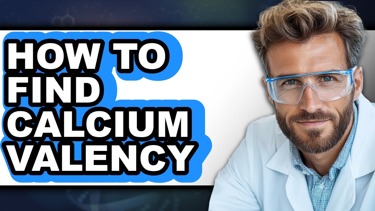How to Find Calcium Valency - Step By Step - YouTube