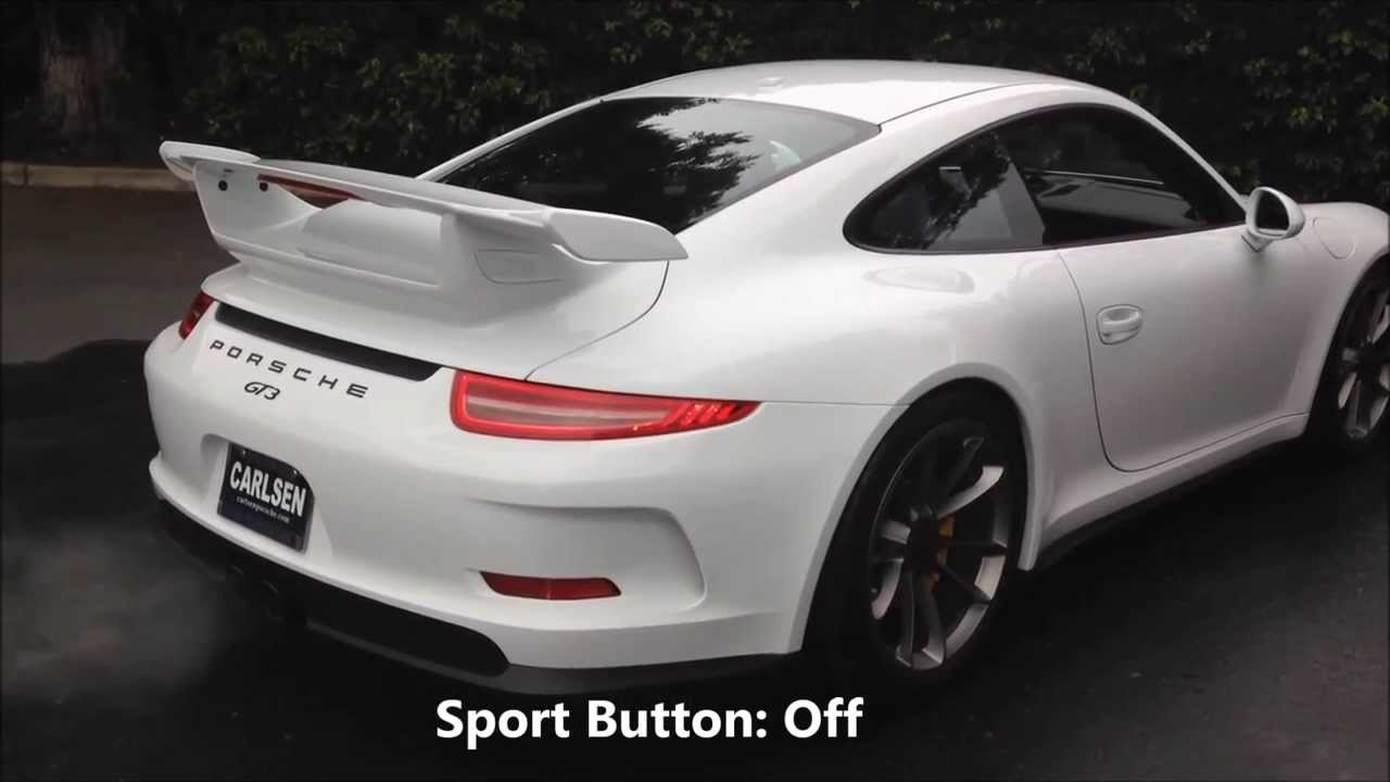 New Porsche 991 GT3 with Sharkwerks Exhaust - YouTube