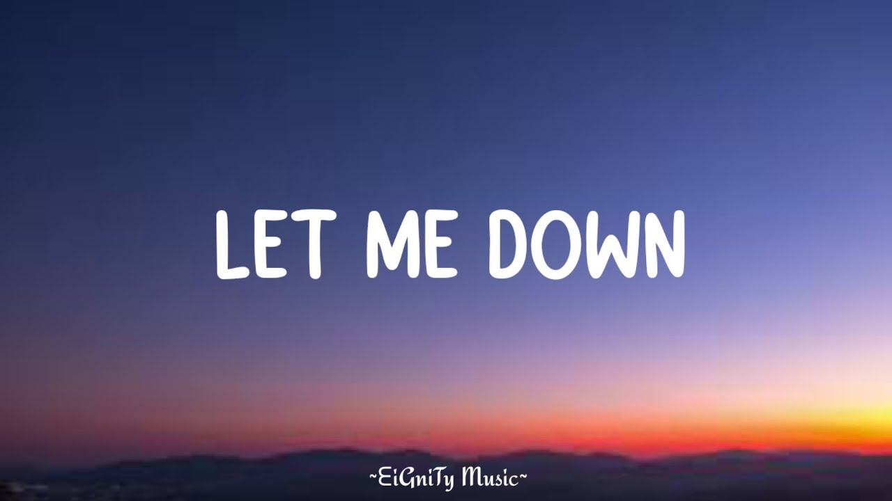 Alec Benjamin - Let Me Down Slowly (Lyrics) - YouTube