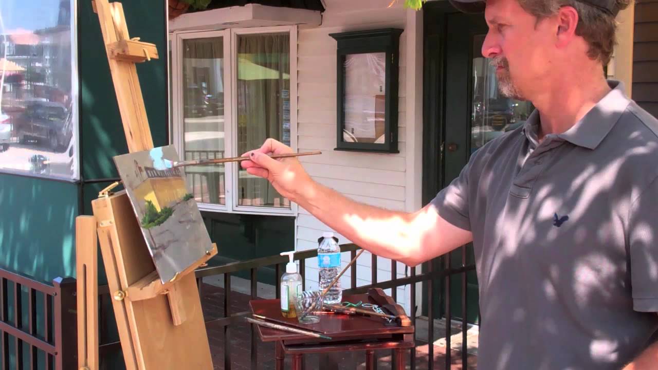 Mark Keathley painting demonstration at Gallery D'May - YouTube