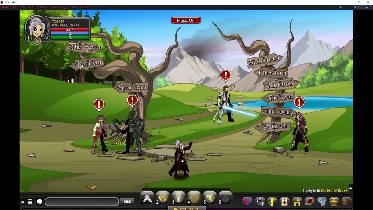 AQW - CLASS VOID HIGHLORD BOT ALL QUEST [GRIMLITE REV+] - YouTube