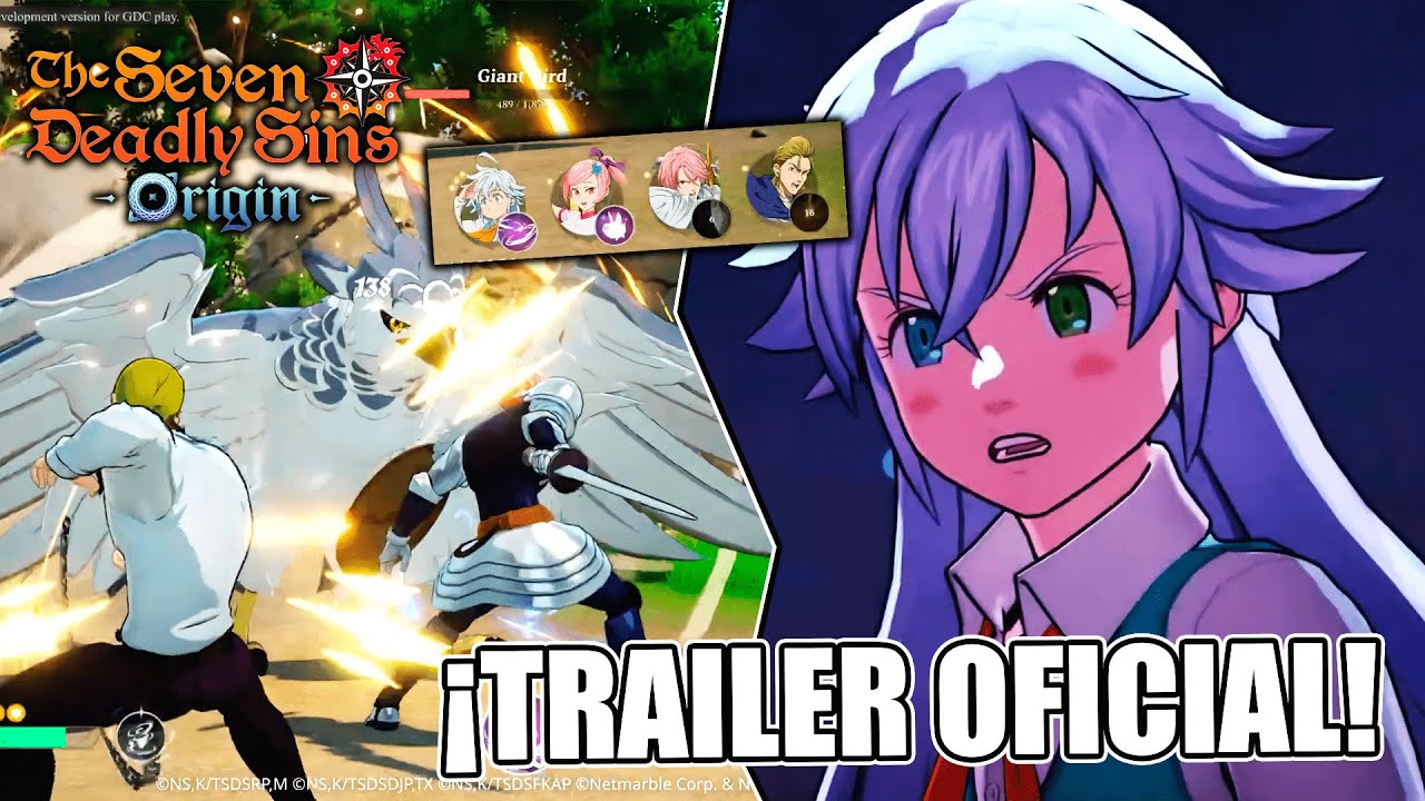 TRAILER OFICIAL + GAMEPLAY de 7DS ORIGINS ¡SISTEMA DE COMBATE Y MAS ...