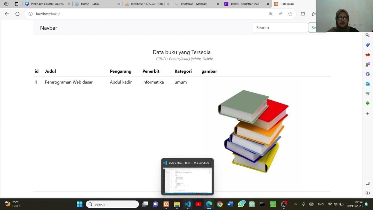 Tutorial membuat WEB CRUD (create,read,update,delete) - YouTube