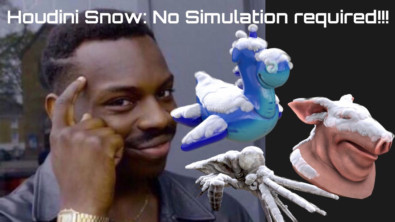 Houdini Tutorial: Create snow without simulation - YouTube