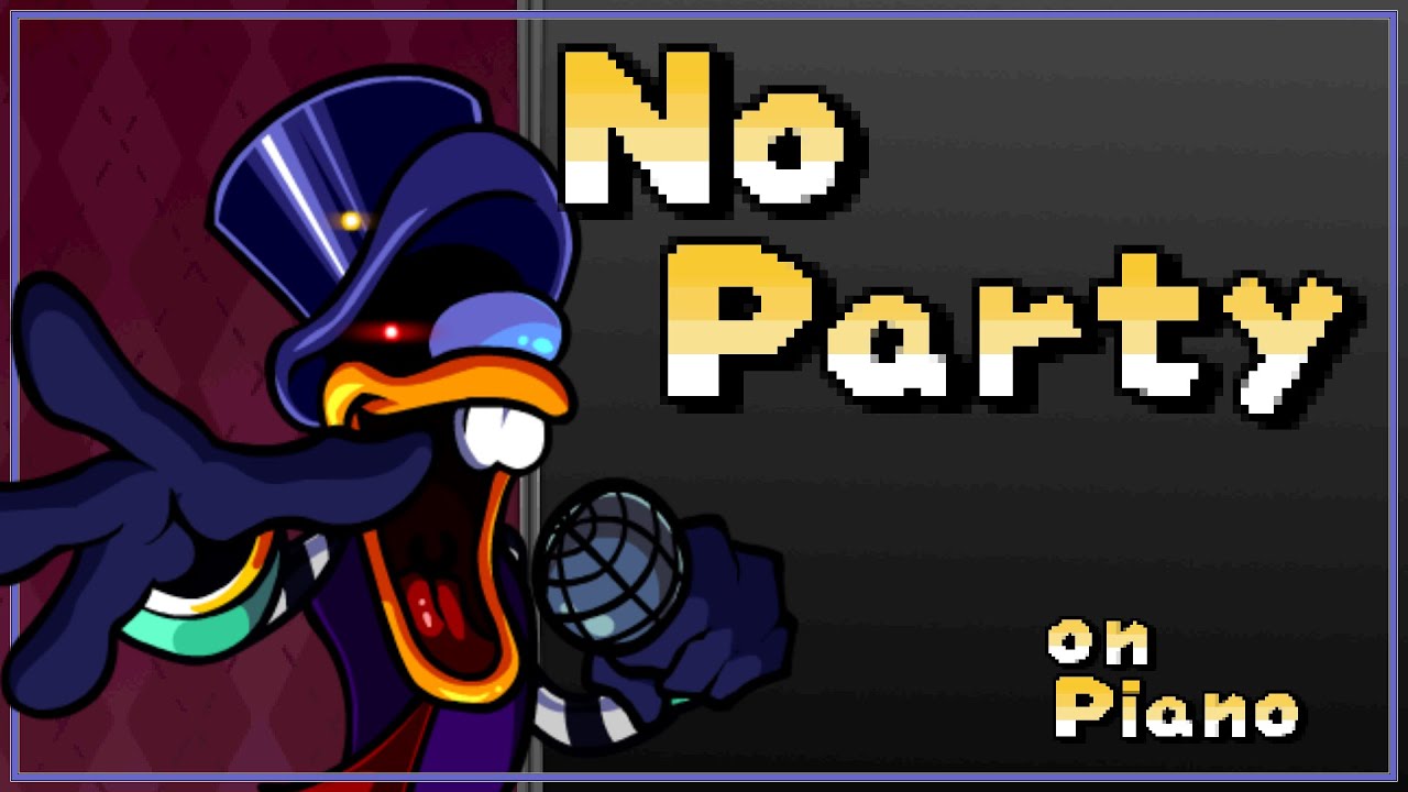 FNF Mario's Madness| No Party, Piano Cover - YouTube