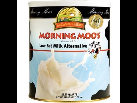 Augason Farms Morning Moo's Milk Alternative Review - YouTube
