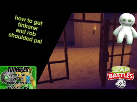 How to get tinkerer glove + Rob shoulder pal | Roblox Slap Battles ...