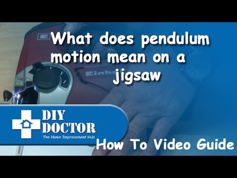 What does the pendulum motion do on a jigsaw - YouTube