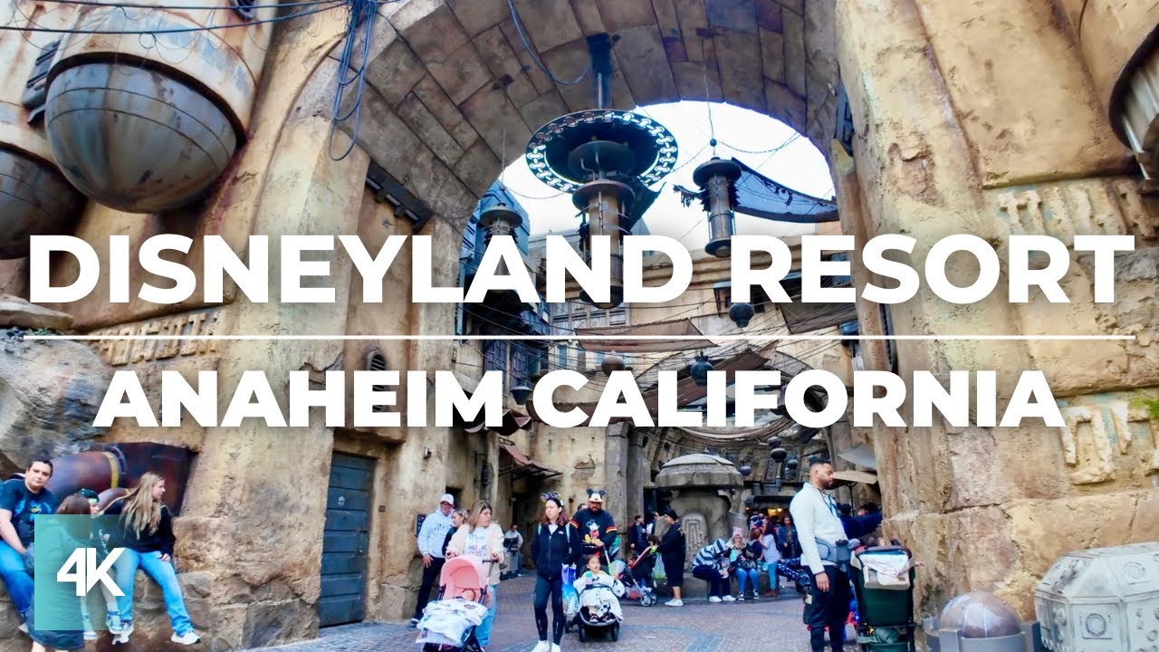 Disneyland Resort Anaheim California USA Walking Tour | Top 3 Rides ...