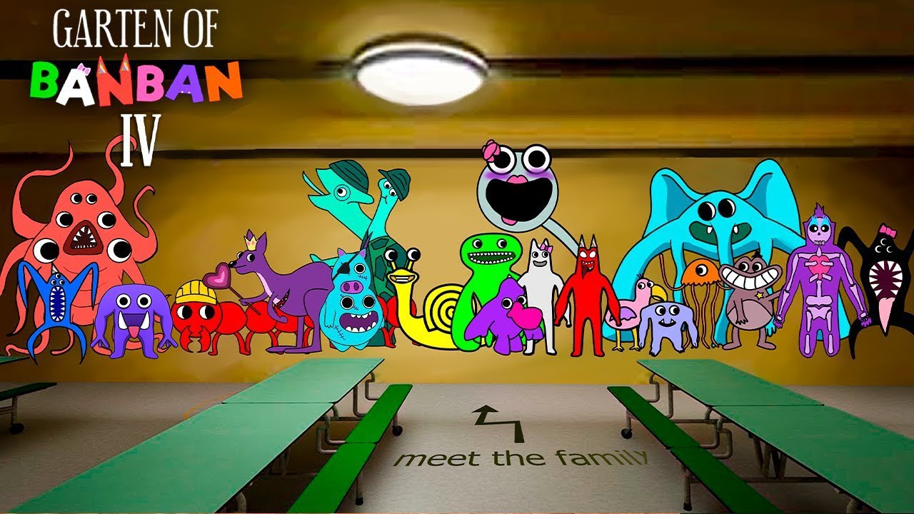 Garten of Banban 4 - Meeting with TALL VICTOR & Everyone NEED HELP ...