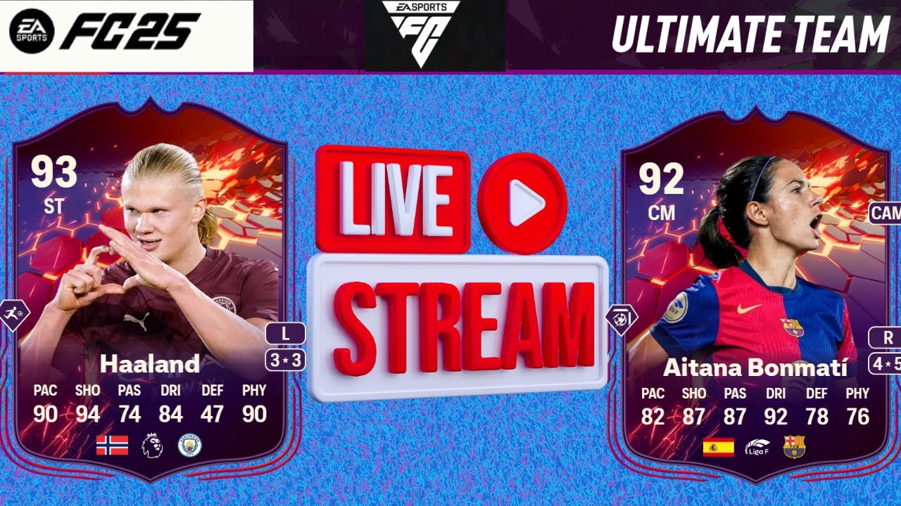🔴LIVE NOW:NEW PROMO - PACKS & CHAMPS - LET'S GET IT - FC 25 ULTIMATE ...