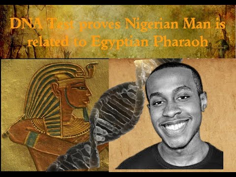 DNA Test reveals Nigerian man is related to Egyptian Pharaoh! - YouTube